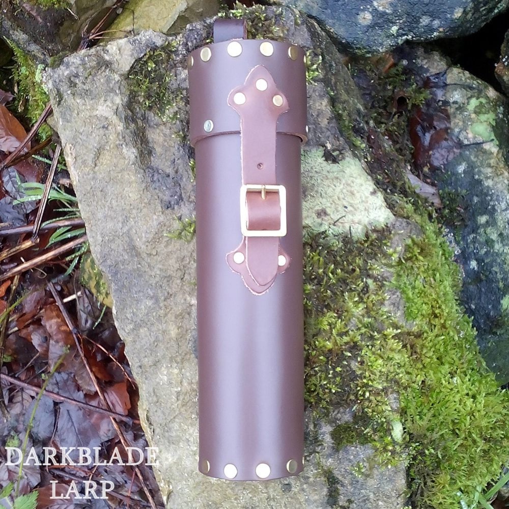 Scroll Case or Tube for Larp, Cosplay, Pagan, Steampunk or Theatre ...