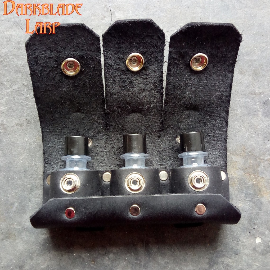 Leather Triple Potion Pouch for an Alchemist in Larp Cosplay - Etsy UK