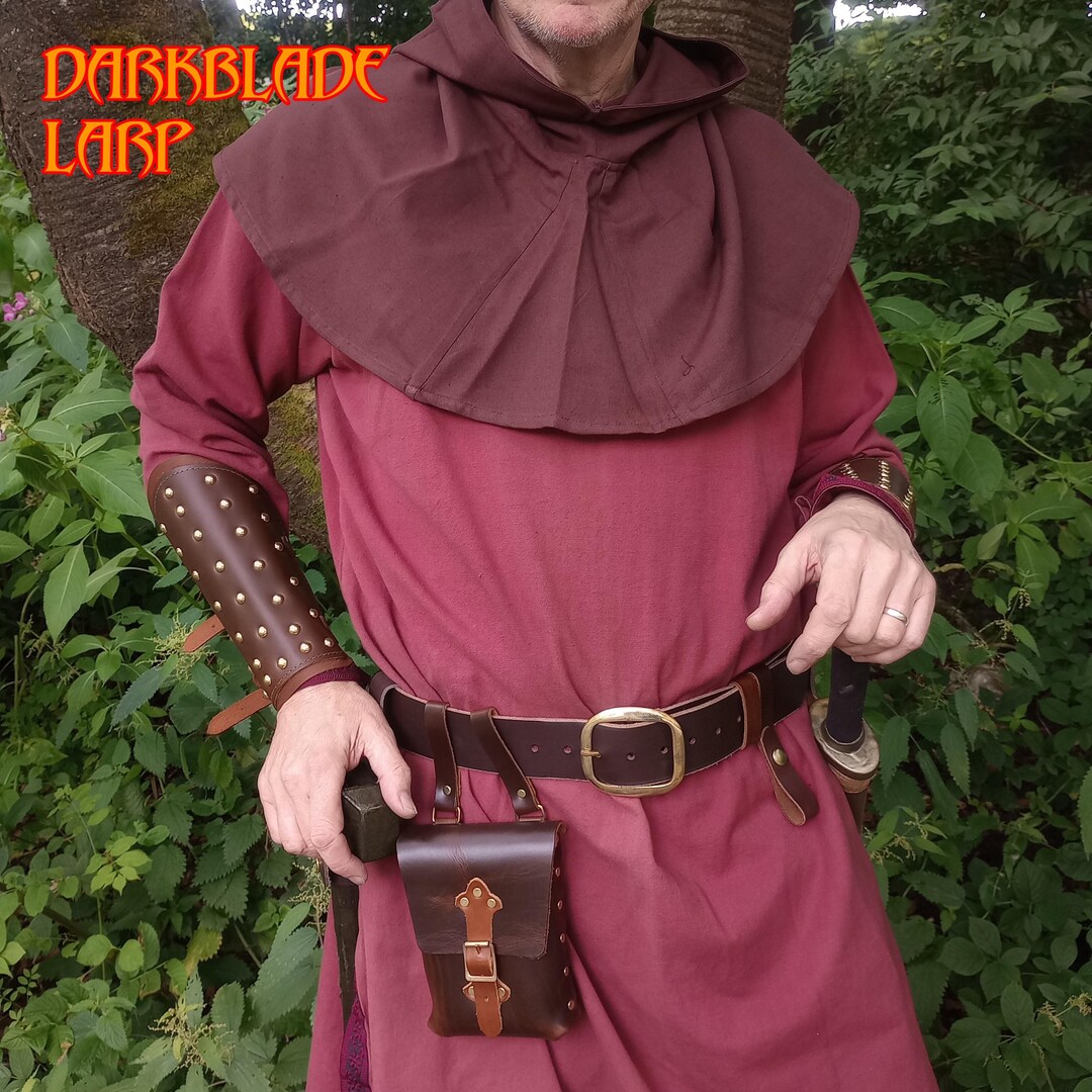 Leather Set for Fighter for Larp, Cosplay, Medieval Costume or Renfaire ...