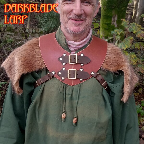 Leather Gorget - Etsy