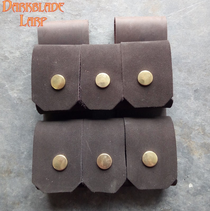 Potion Pouch Six Bottles Leather Holder for Larp Cosplay - Etsy