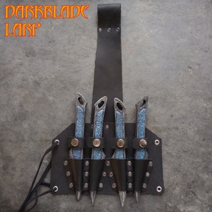 Scalpel Throwing Knife Leg Sheath for Larp or Cosplay, Larp Safe Knives ...