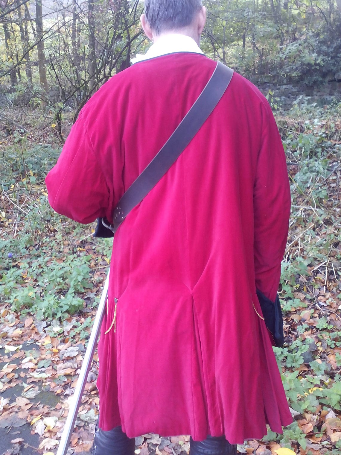 Teach's Baldric, Leather Pirate Sword Baldric for Larp Cosplay and ...