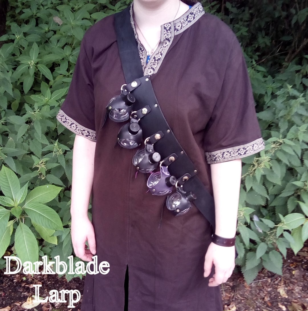 Potion Bottle Bandolier Plate. Convert Any Crossbelt Into a - Etsy Canada