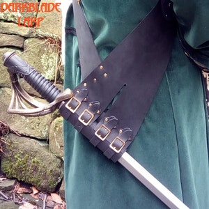 Leather Pirate Baldric for Larp, Cosplay and Raiding the Main. - Etsy