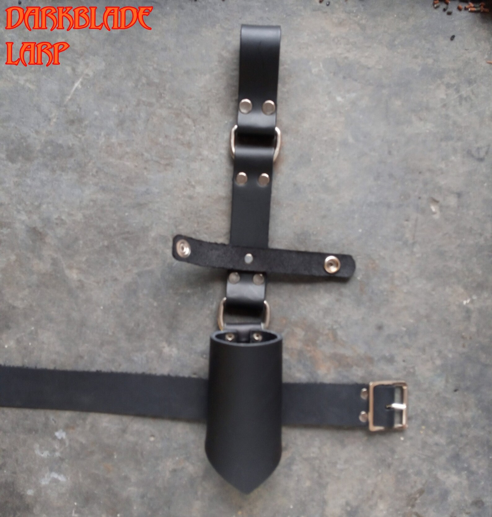 Thigh Sheath Dagger Holder Frog Part Scabbard Weapon Loop for - Etsy