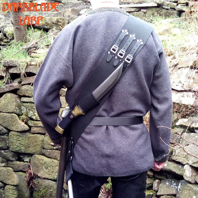 Weapons Harness Baldric for Larp Cosplay and Costume Ready - Etsy