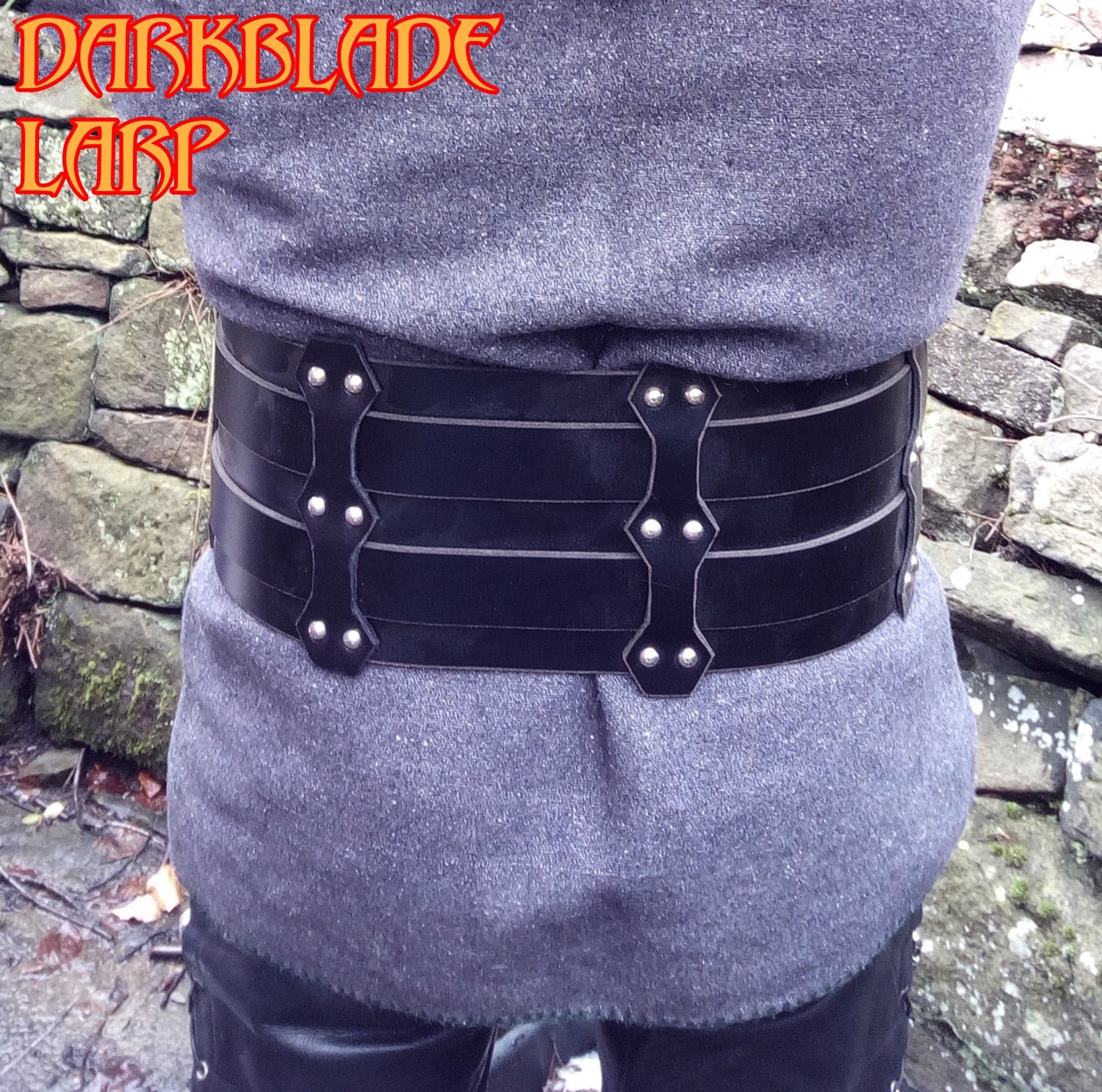 Heavy Leather Dwarven Hero Belt: LARP Cosplay Steampunk Costume - Etsy