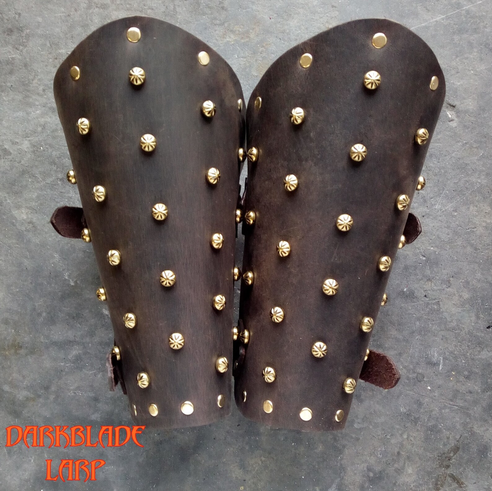 Fancy Studded Leather Vambraces Bracers Arm Guards for - Etsy