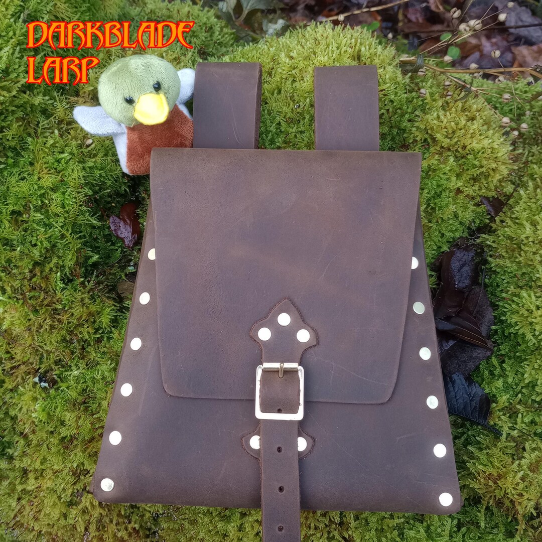 Dwarf Inspired Leather Belt Pouch: LARP Costume Cosplay - Etsy