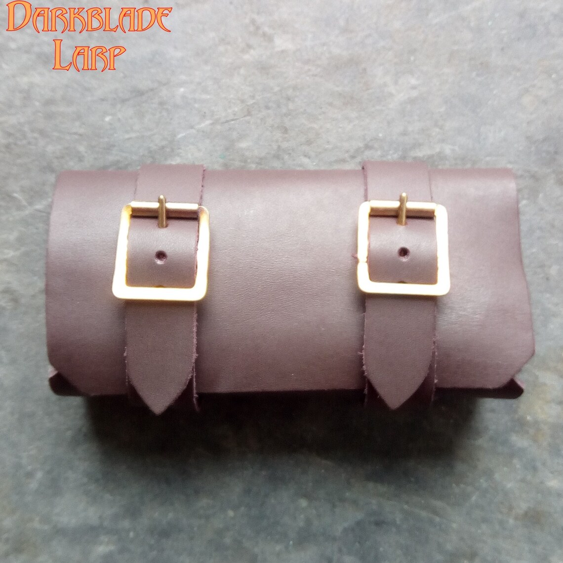 Leather Triple Potion Pouch for an Alchemist in Larp, Cosplay or ...