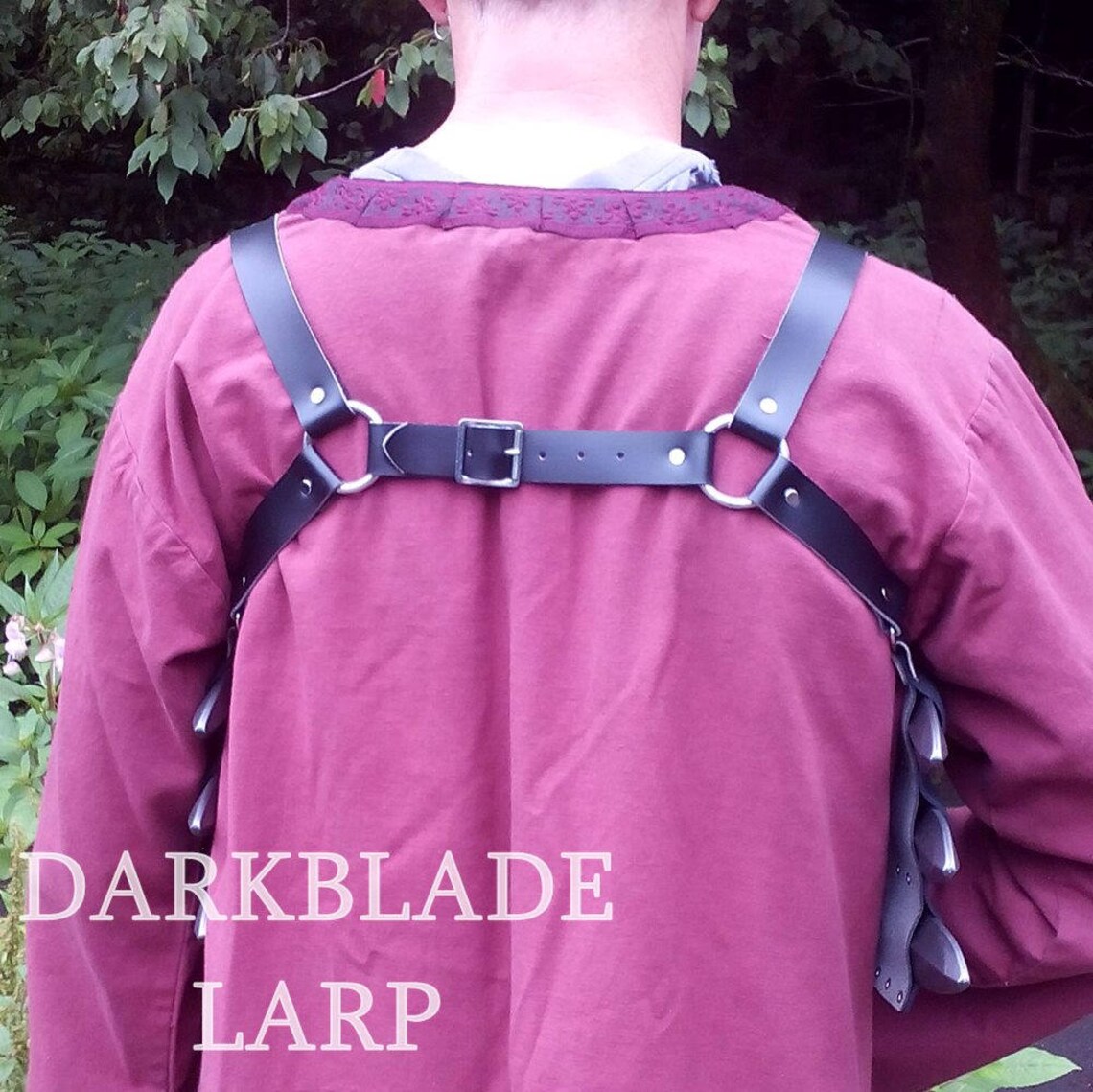 Larp Throwing Knives Underarm Rig With Larp Safe Knives for - Etsy UK
