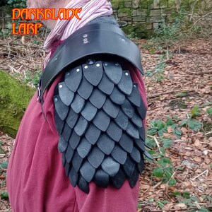 Single Scale Shoulder Armour for Larp, Cosplay and Costume - Etsy