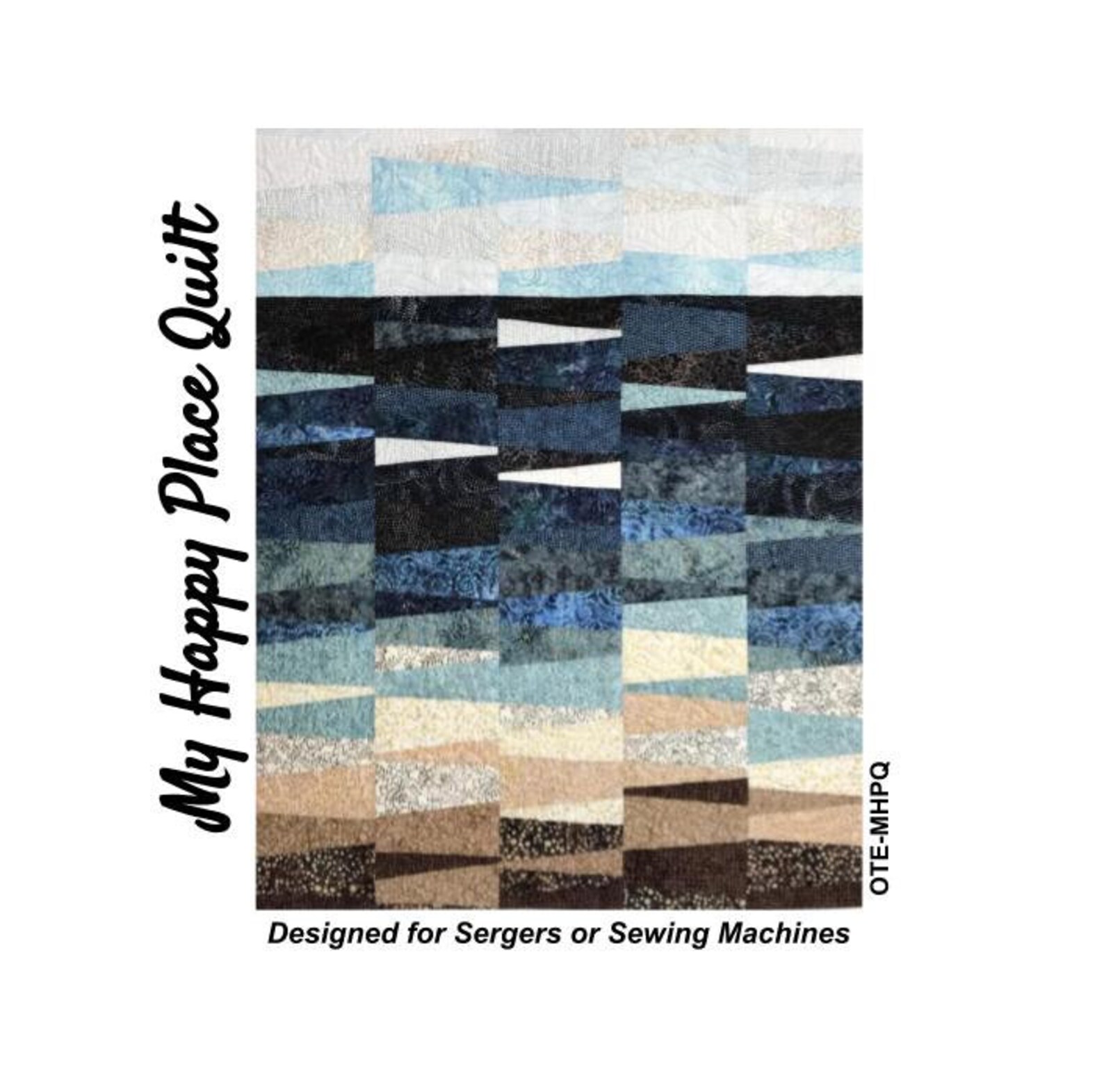 Serger Sewing Quilt Pattern My Happy Place Waterscape Ocean - Etsy