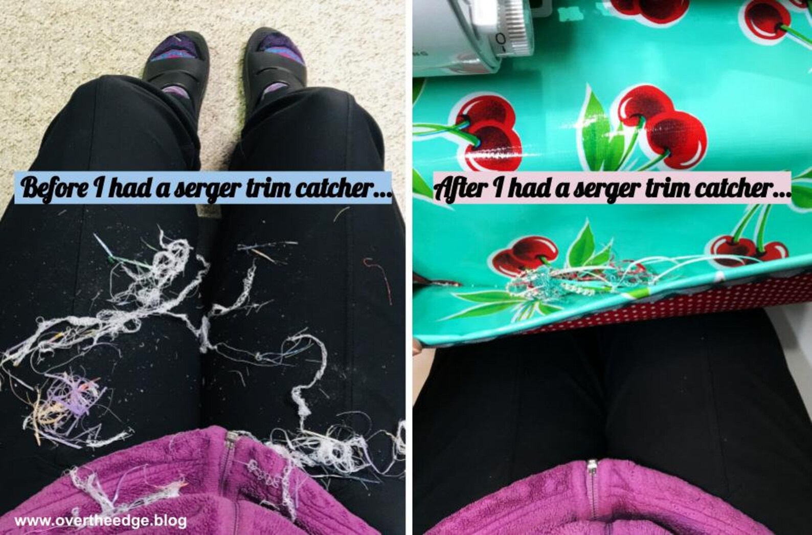 Serger Trim Catcher Tutorial and Mat Blog Tutorial PDF Optimized for ...