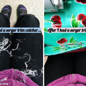 Serger Trim Catcher Tutorial and Mat Blog Tutorial PDF Optimized for ...