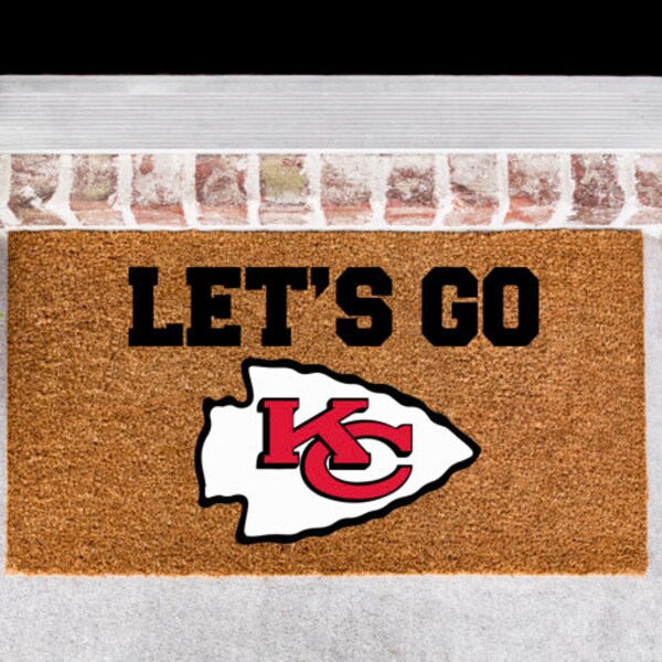 Kansas City Chiefs Door Mat - Etsy