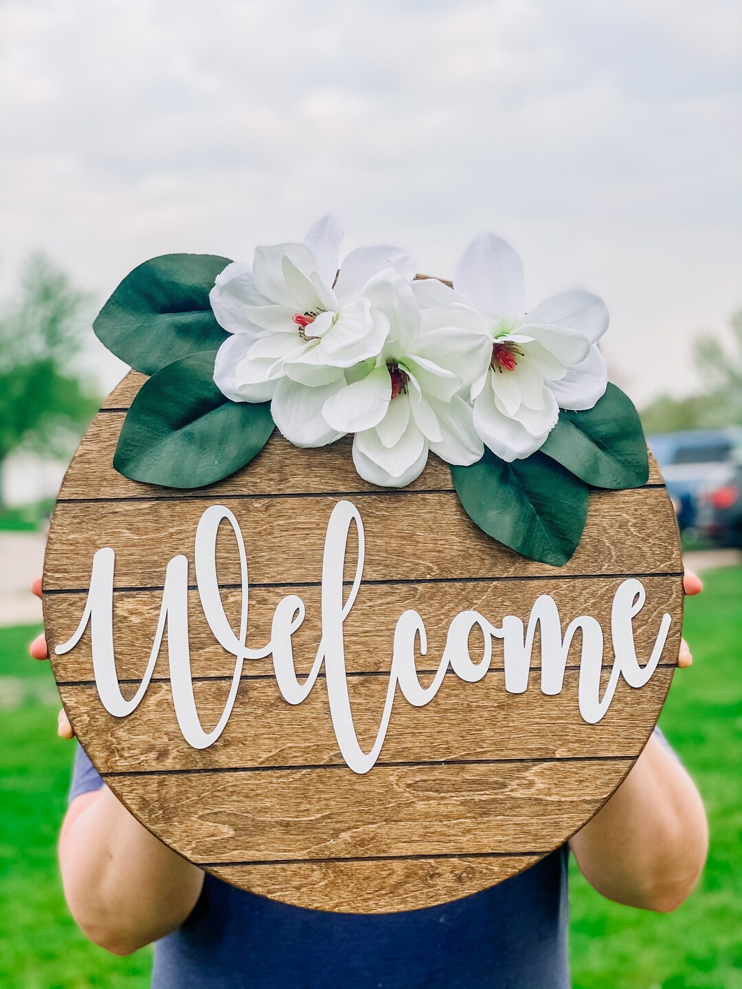 Welcome Sign, Magnolia Sign, Magnolia Welcome Sign, Magnolid Door Sign ...