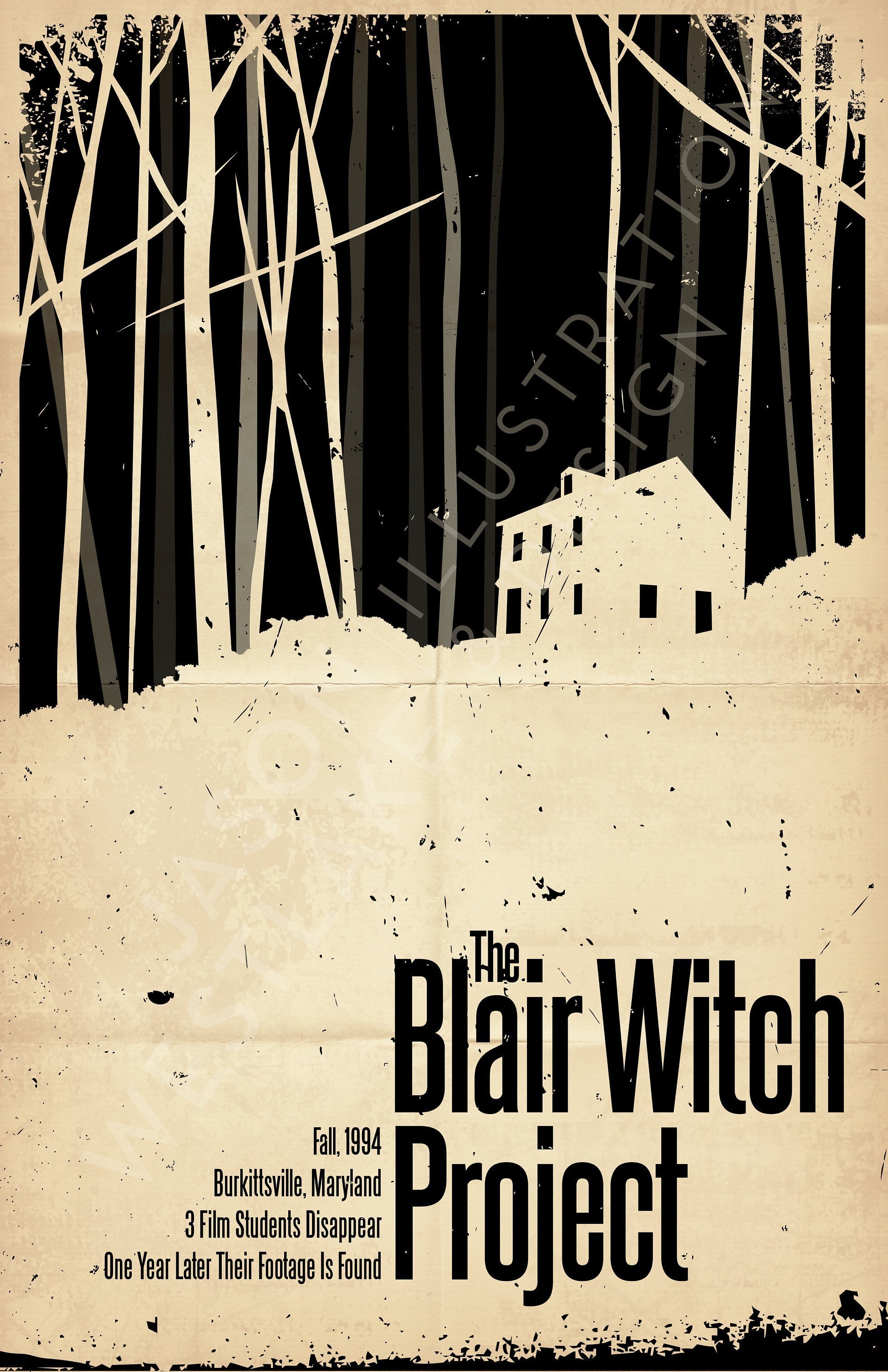 Blair Witch Project Movie Poster