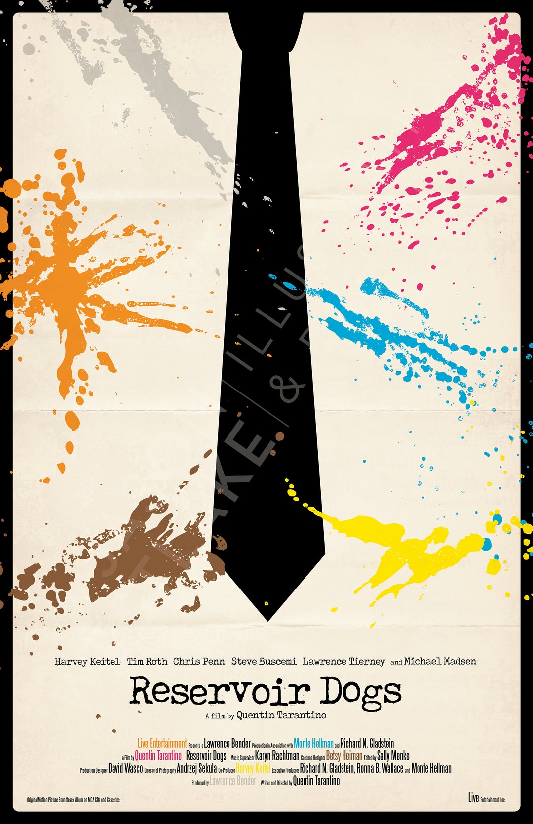 Reservoir Dogs Minimalist Movie Poster - Etsy