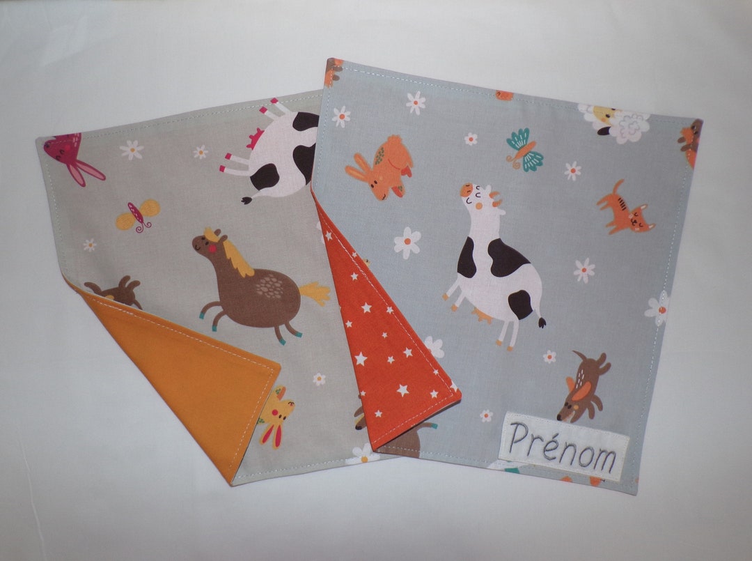 Customizable Double-sided Children's Napkin, Square Snack Napkin, Oeko ...