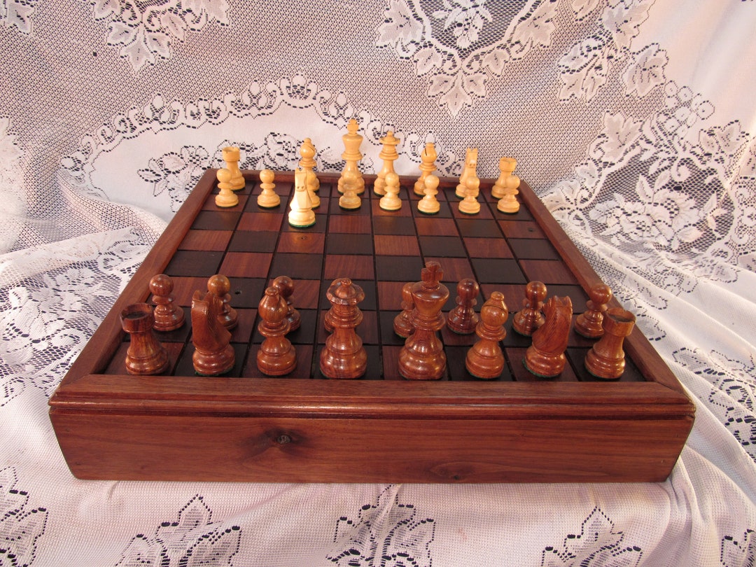 CURRENT WALNUT CHESS Set Photos That Goes With Walnut Barn - Etsy