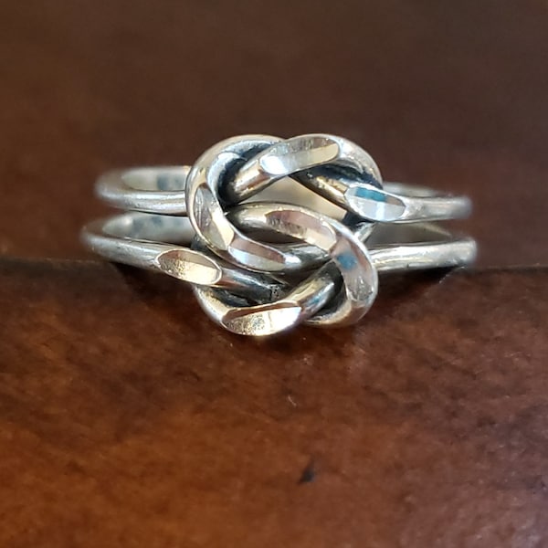 Sterling Silver Puzzle Rings Rings - Etsy