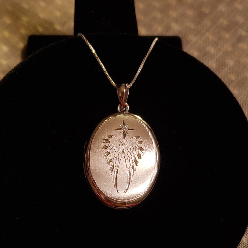 Angel Locket - Etsy