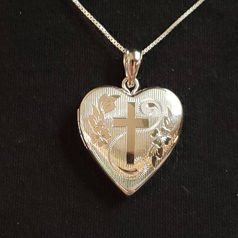 Cross Locket - Etsy
