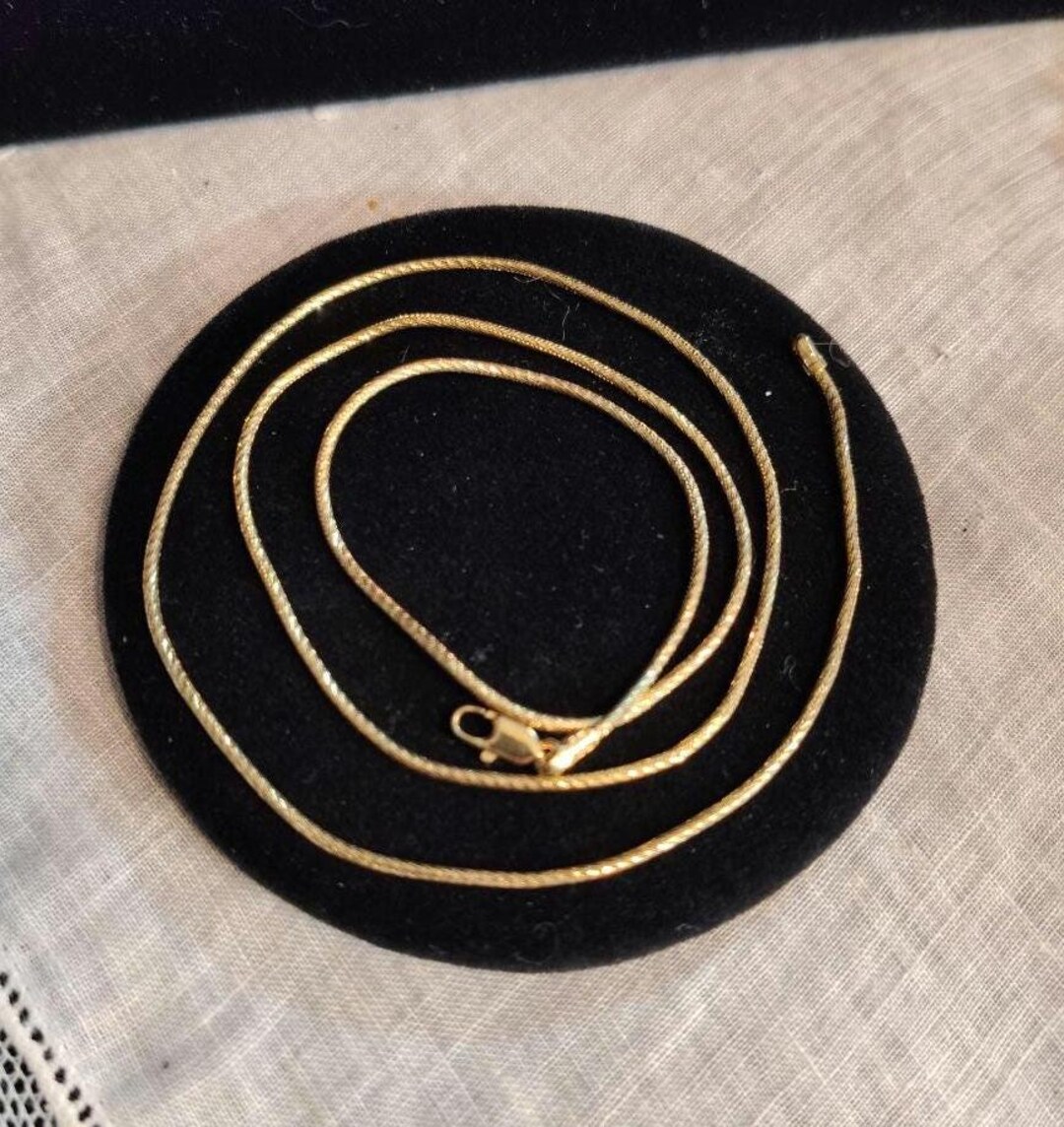 18K Yellow GOLD SPECIALTY CHAIN Necklace, 20" Long, Weighs 8.6 Grams ...