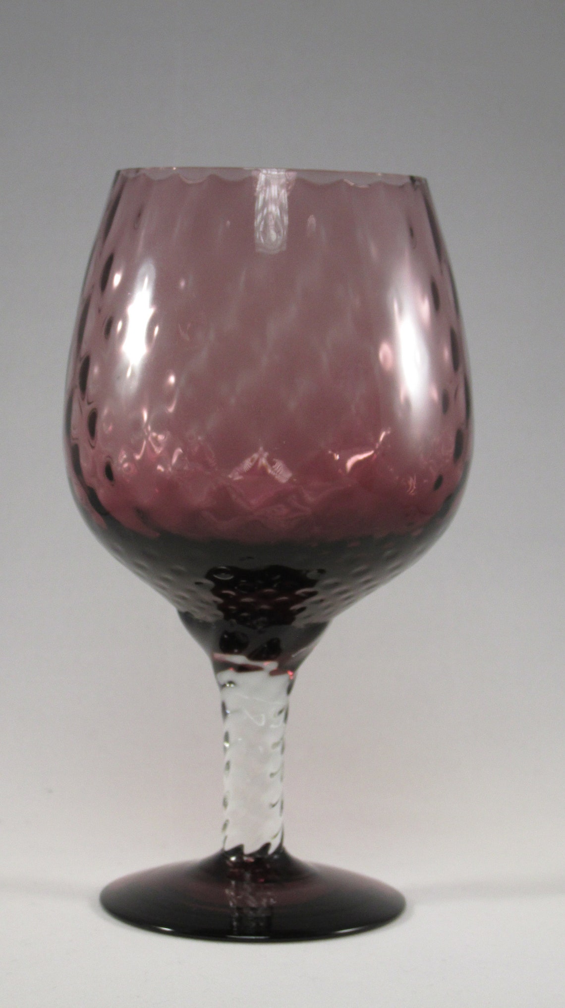 Generously Sized Purple Goblet For Large Refreshments Etsy