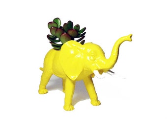 Yellow elephant | Etsy