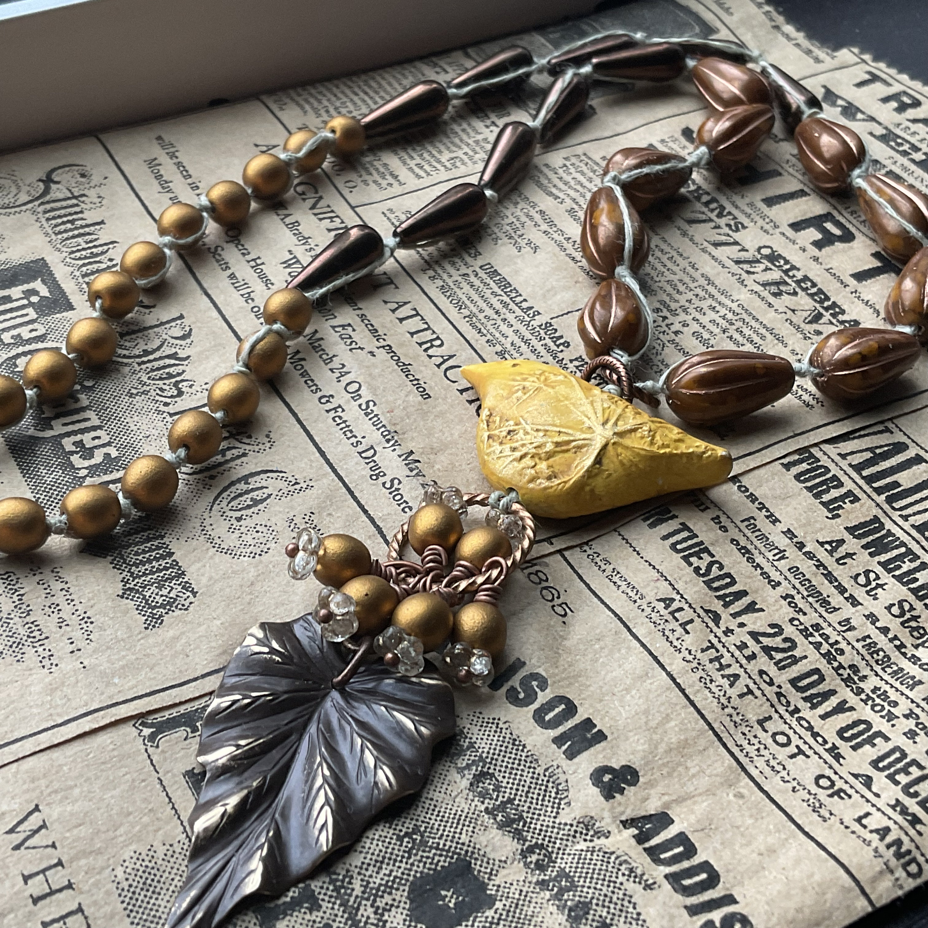 Artisan Bird Necklace, Gilded Age Necklace, Humblebeads Necklace, Queen ...