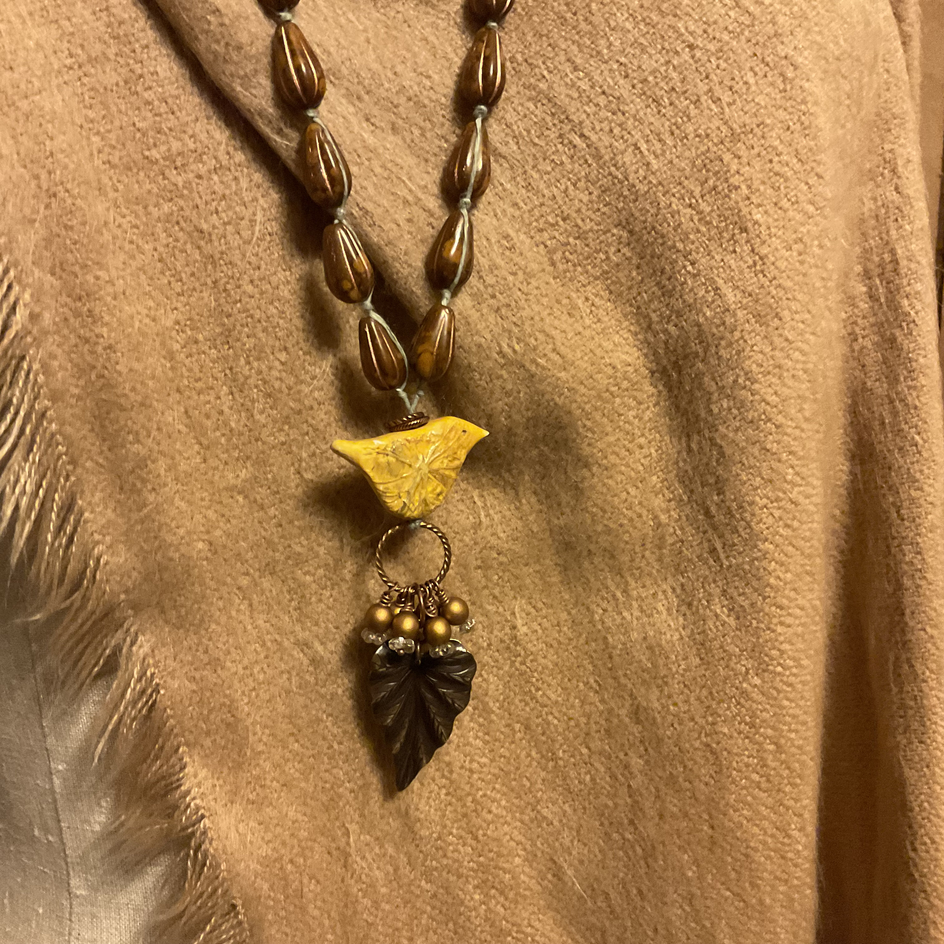 Artisan Bird Necklace, Gilded Age Necklace, Humblebeads Necklace, Queen ...