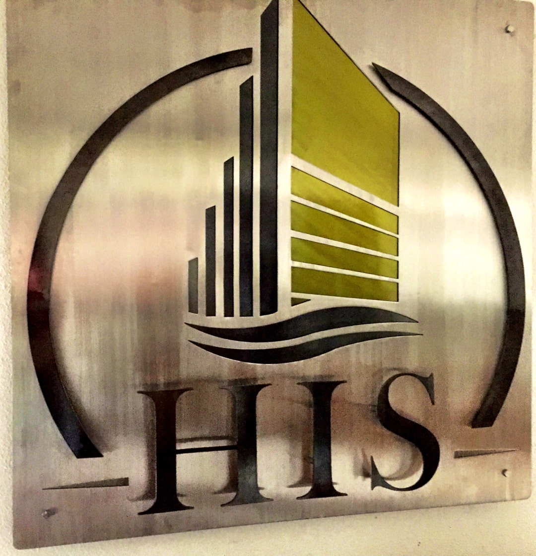 Metal Business Sign Custom Business Sign Business Signage Custom Metal ...
