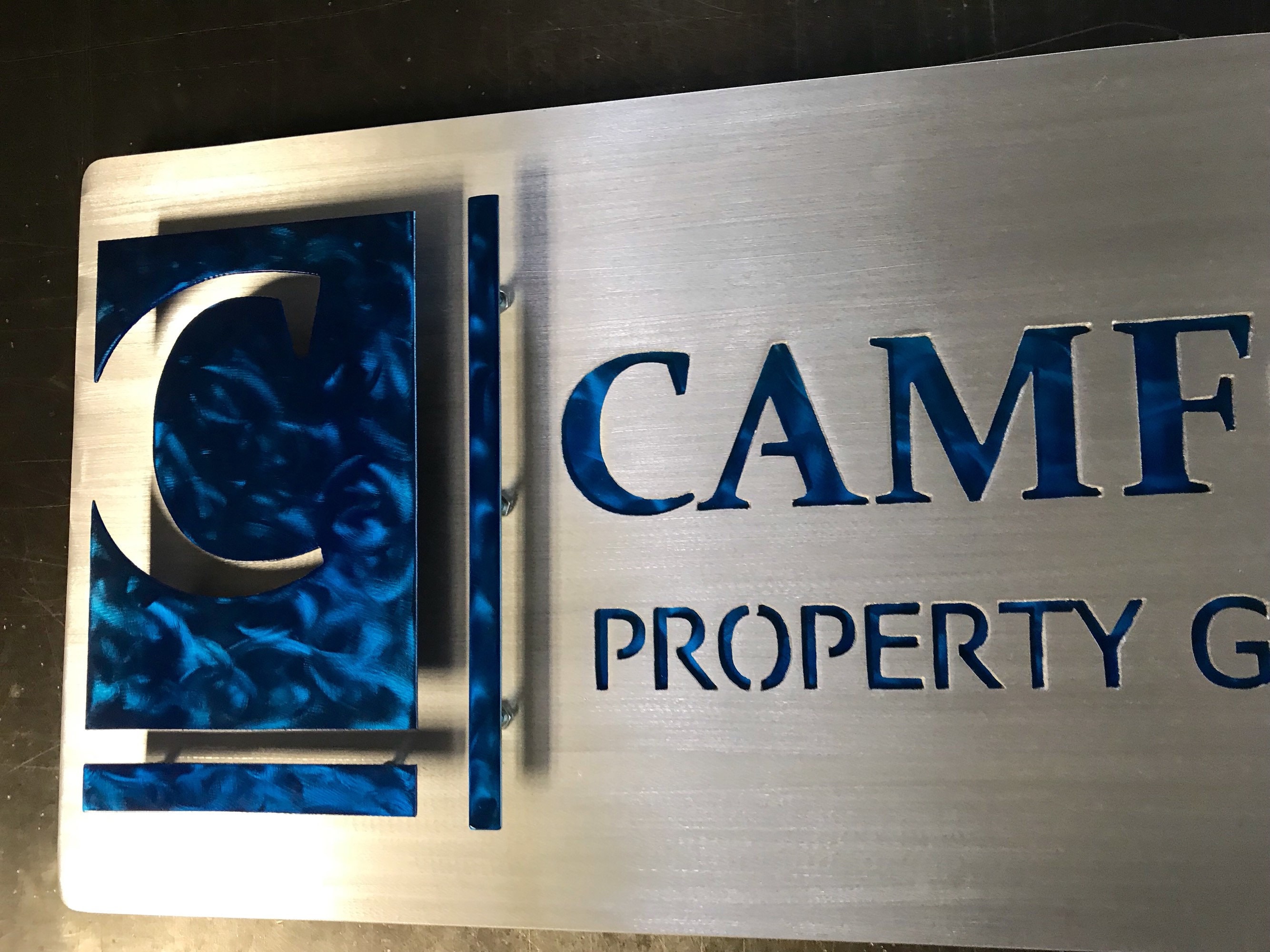 Metal Business Sign Custom Business Sign Business Signage Custom Metal ...