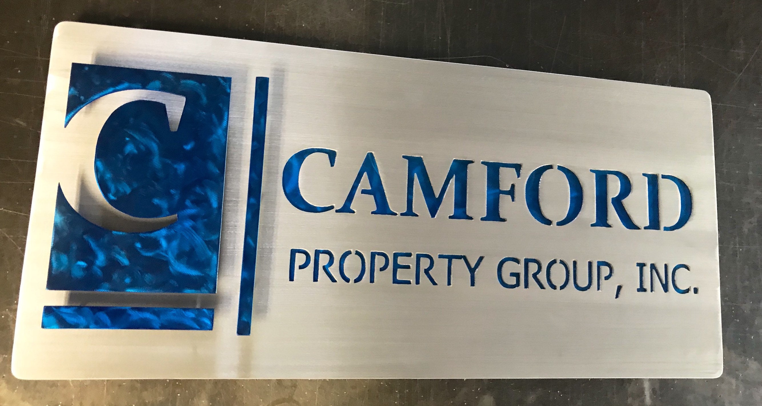 Metal Business Sign Custom Business Sign Business Signage Custom Metal ...