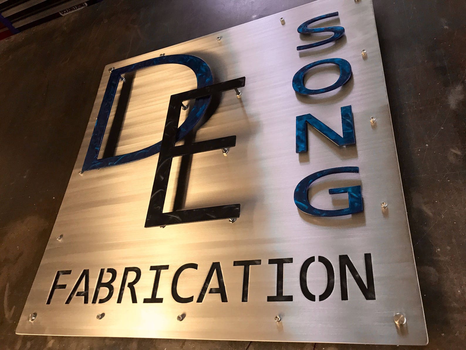 Laser Cut Metal Business Sign | Custom Neon Sign | Business Signage ...
