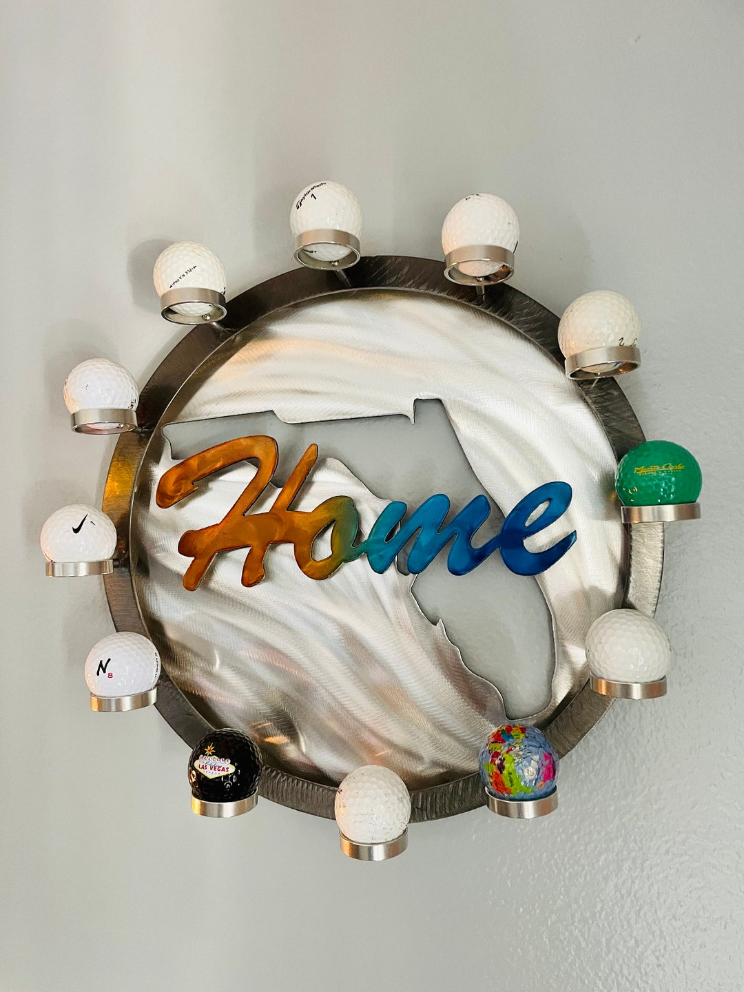 Golf Ball Display 50 States and Ball Marker Holder - Etsy