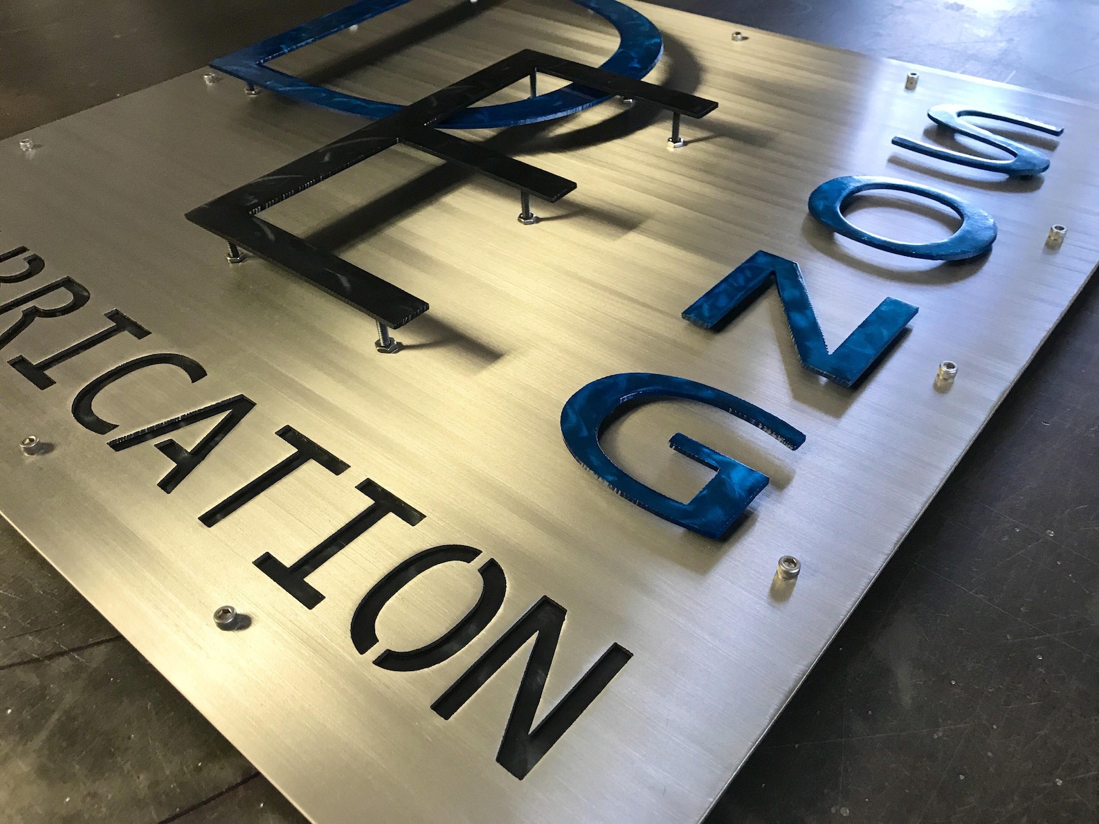 Laser Cut Metal Business Sign | Custom Neon Sign | Business Signage ...
