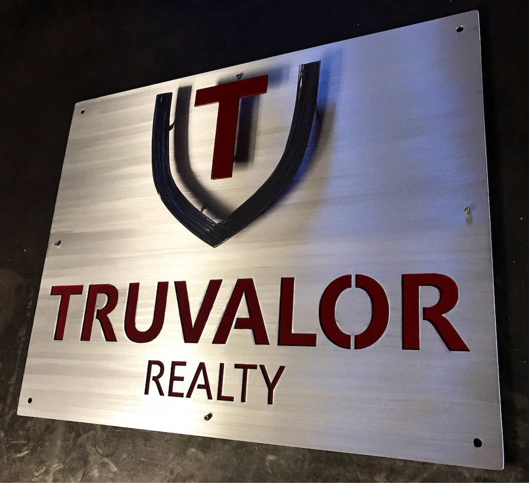 Custom Metal Signs for Your Business Logo - Professional and Eye ...