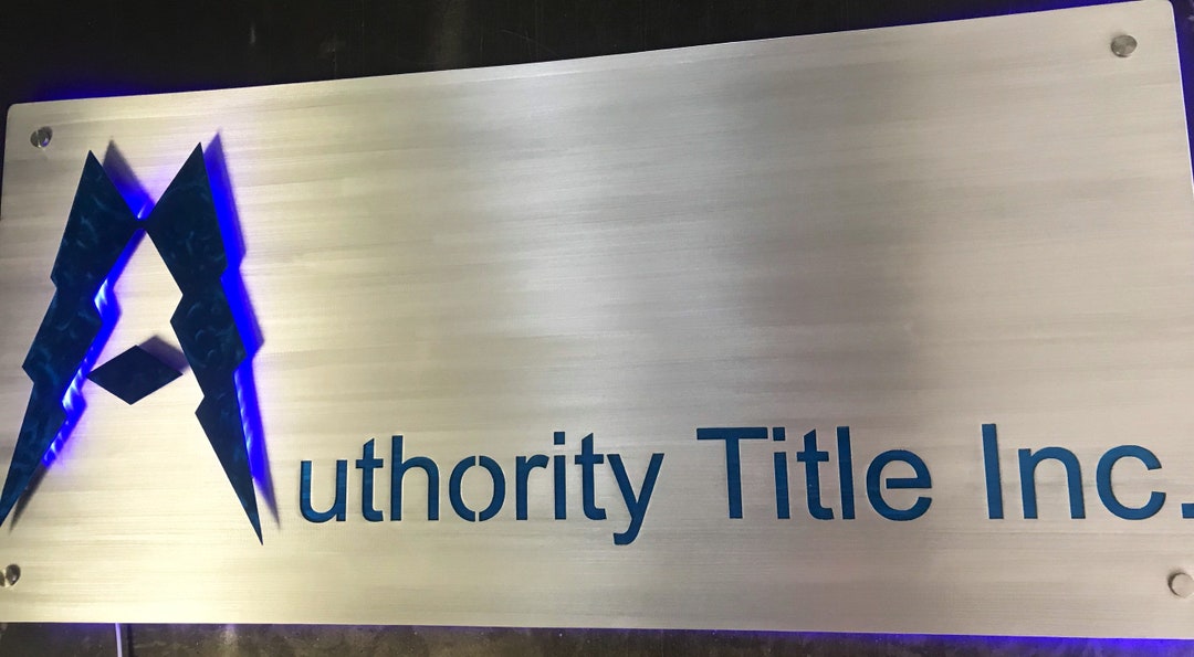 Metal Business Sign | Custom Business Sign | Business Signage | Custom ...