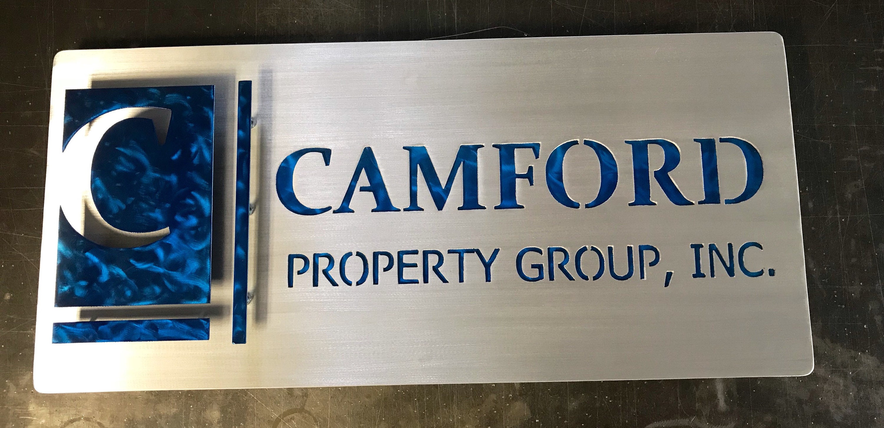 Metal Business Sign Custom Business Sign Business Signage Custom Metal ...
