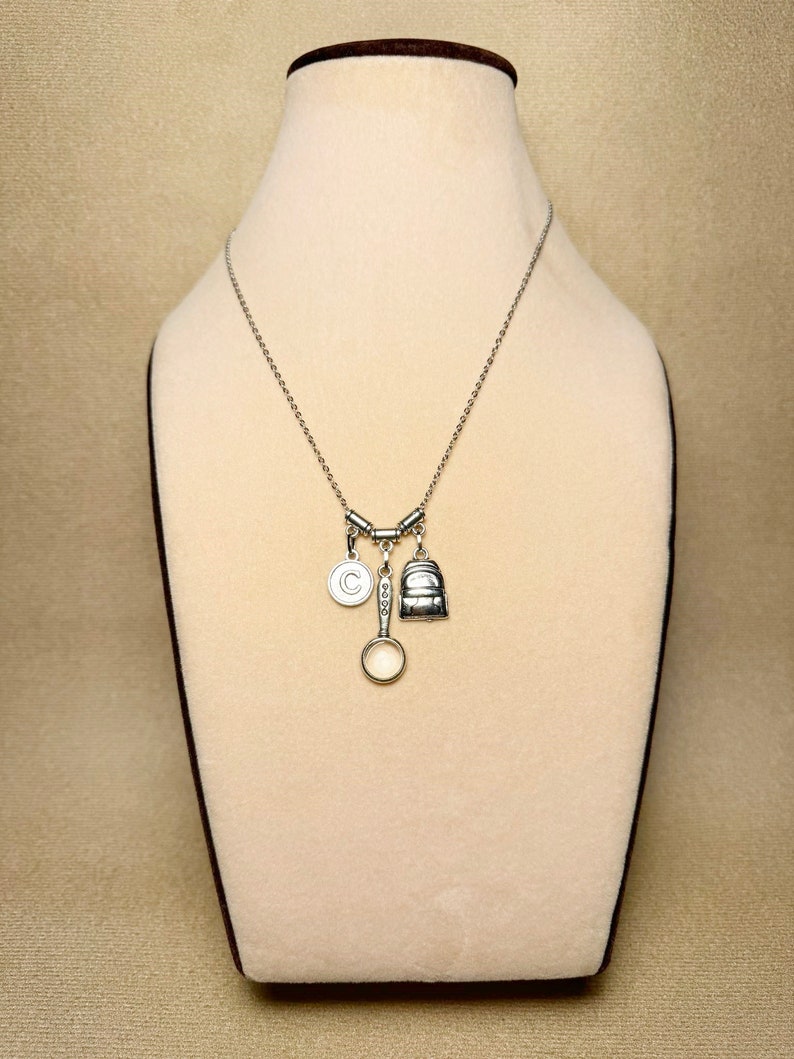 Detective Necklaces | Dead Boy Ghost Psychic Butcher | Magnifying Glass ...