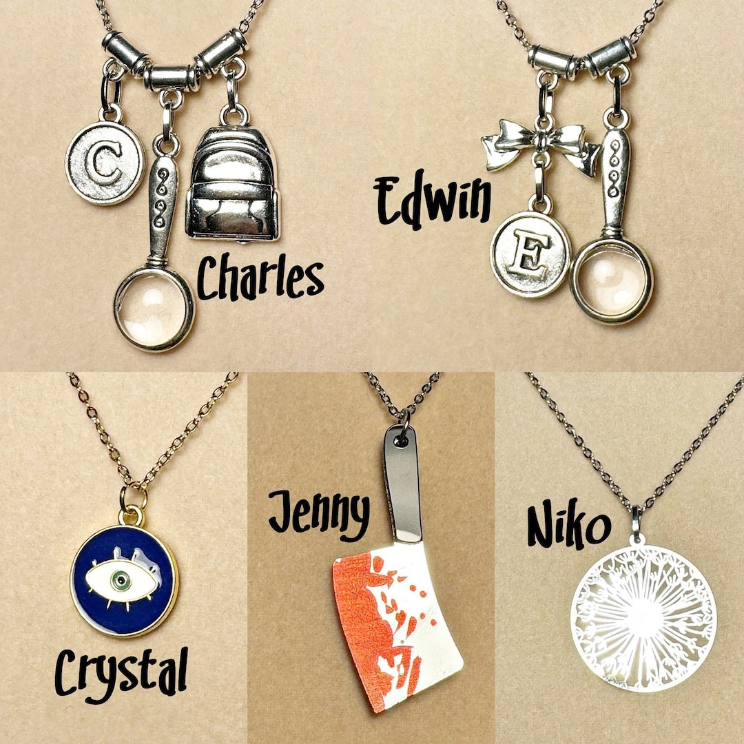 Detective Necklaces | Dead Boy Ghost Psychic Butcher | Magnifying Glass ...
