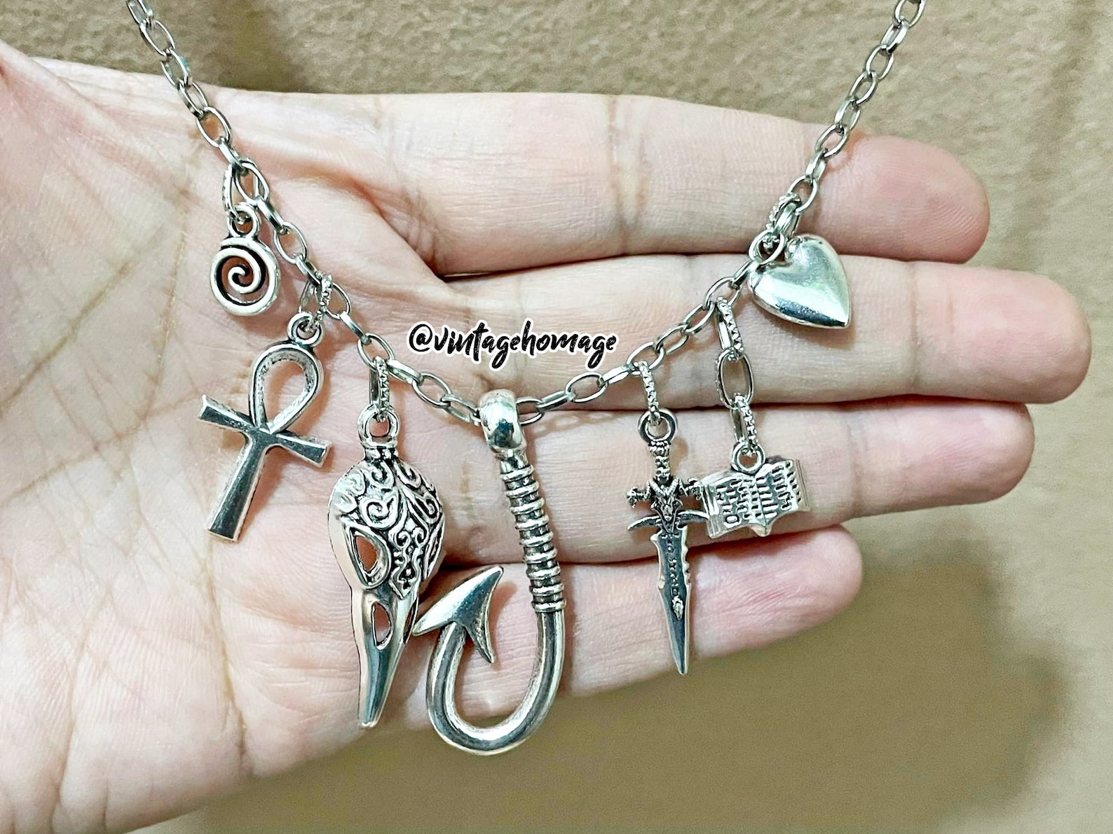 Endless Sigils Necklace Natural Forces Family Charms - Etsy