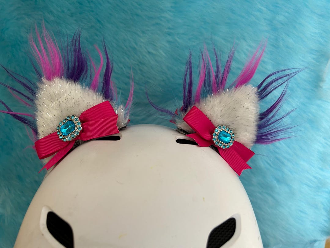 Cat Ears Fancy That Sticks on (your Helmet) Ski Bike Scooter Motorcycle Elec Bike, Dare to Be ...