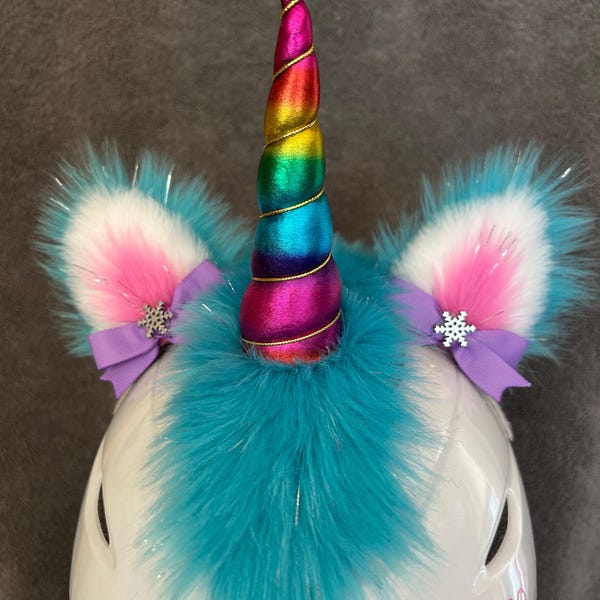 Unicorn Helmet - Etsy UK