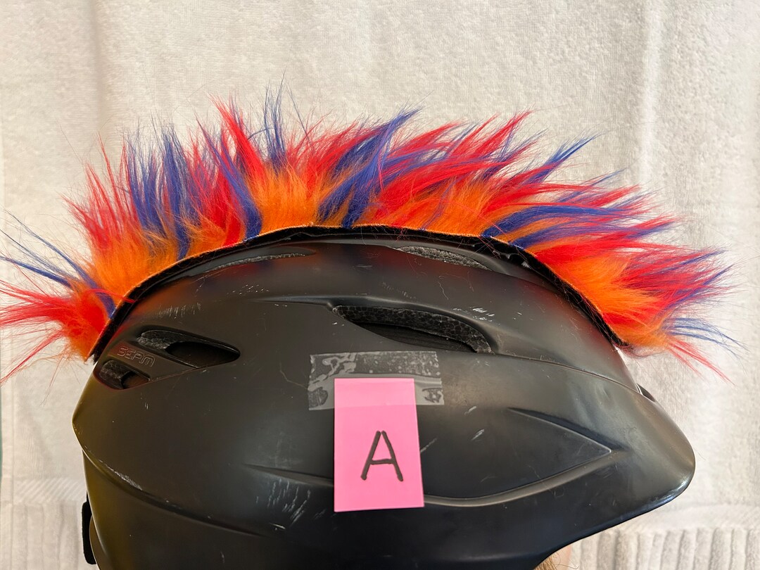 Mohawks for Helmets 12” Sticks on (your Helmet) There Are 8 Colors ...