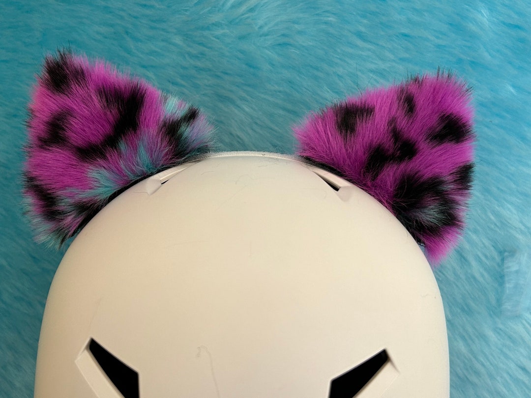 Bohemian Cat Ears Mixed Colors Cat Ears That Sticks on (your Helmet) Go ...